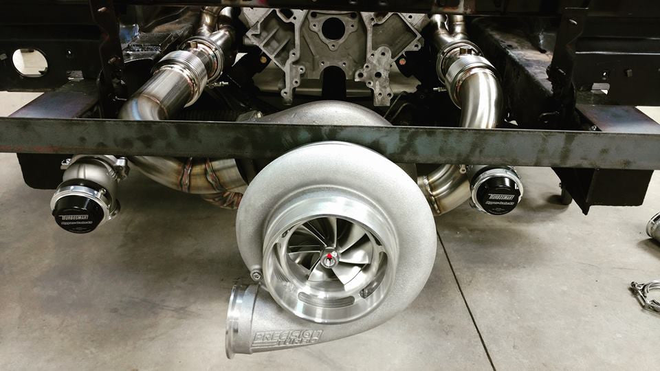 First Turbo Setup built off the in-house fixture – Rock Solid Motorsports