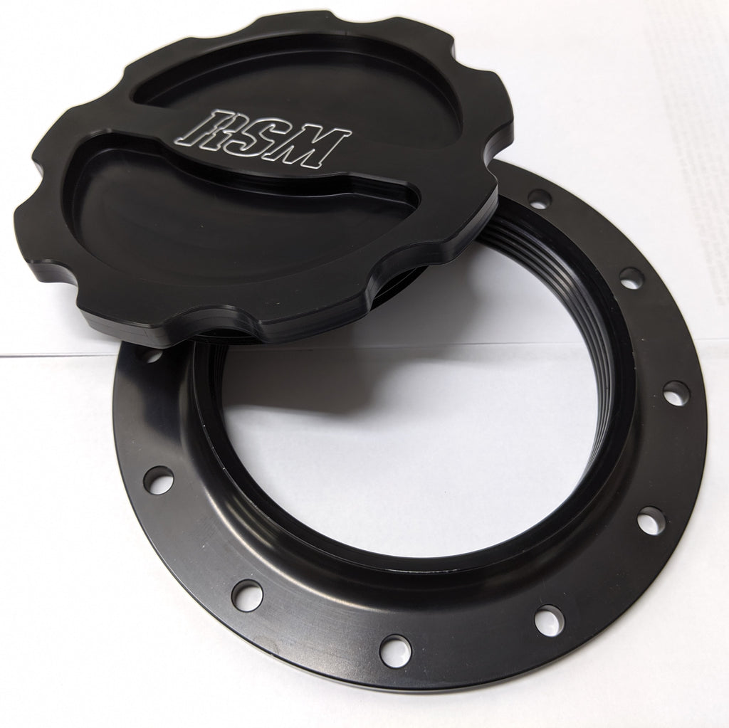 RSM 4" Billet Fuel Cap/Base Assembly – Rock Solid Motorsports