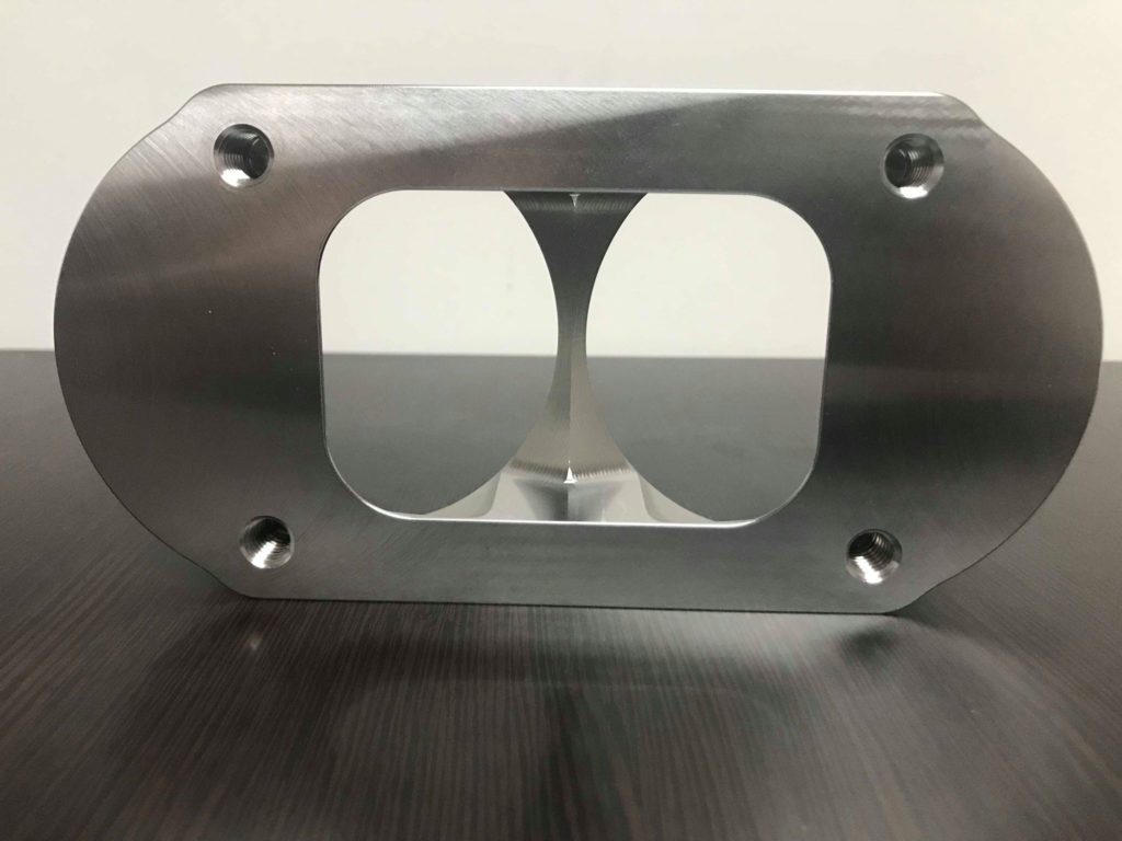 Street Carr Fabrication Stainless Billet 3.5" Dual/OPEN T6 Flange ...
