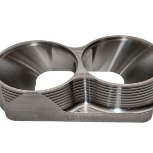 Street Carr Fabrication Stainless Billet Dual/Open 3" Inlet T6 Flange ...